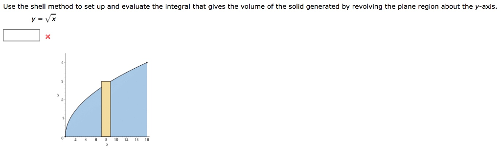 Solved Use the shell method to set up and evaluate the | Chegg.com