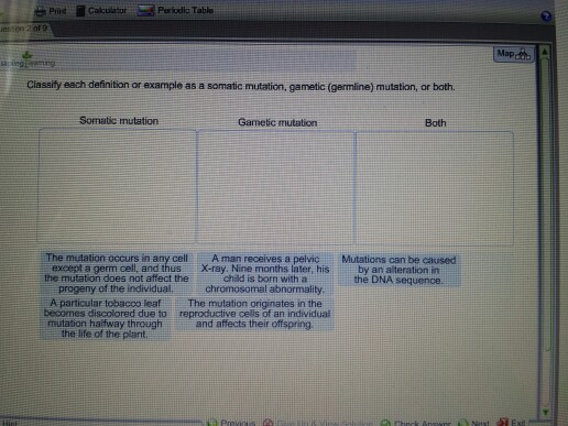 Solved Classify each definition or example as a somatic | Chegg.com