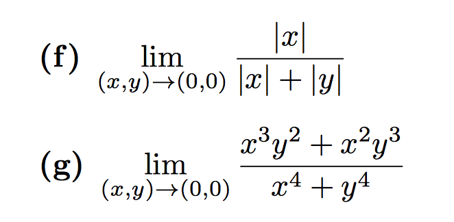 Solved Use paths to show that the limit DNE, or prove that | Chegg.com
