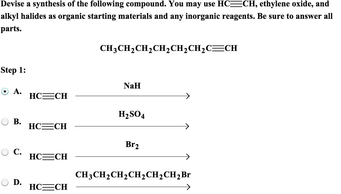 Solved Devise a synthesis of the following compound. You may | Chegg.com