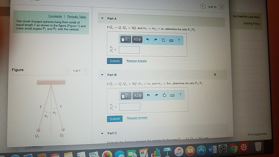 Solved Constants 1 Periodic Table Part A No Credit for | Chegg.com