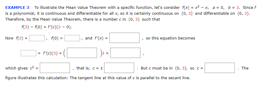 Solved Example 3 To Illustrate The Mean Value Theorem With A 5652