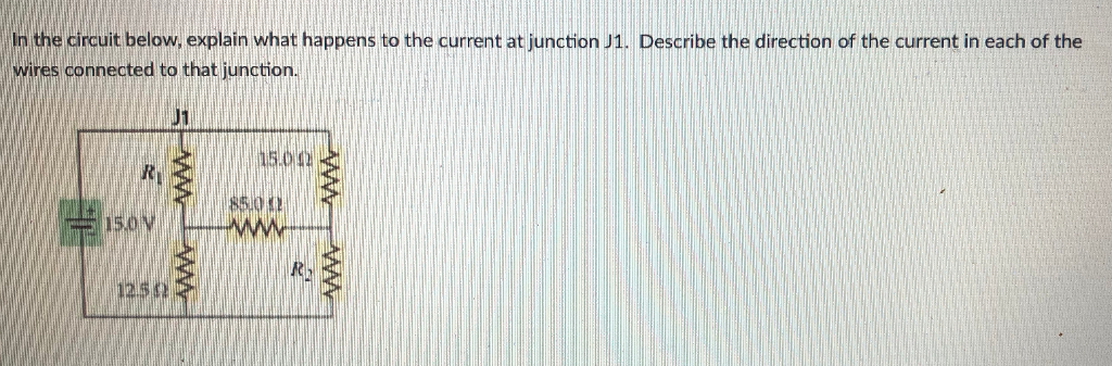 Solved In the circuit below, explain what happens to the | Chegg.com