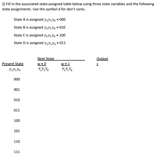 Solved The state diagram for a Moore-type state machine with | Chegg.com