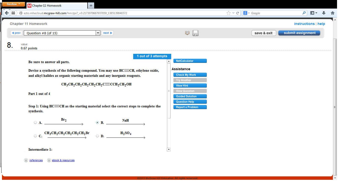 Solved Be sure to answer all parts. Devise a synthesis of | Chegg.com