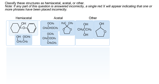 Solved Classify these structures as hemiacetal, acetal, or | Chegg.com Solved Classify these structures as hemiacetal, acetal, or | Chegg.com