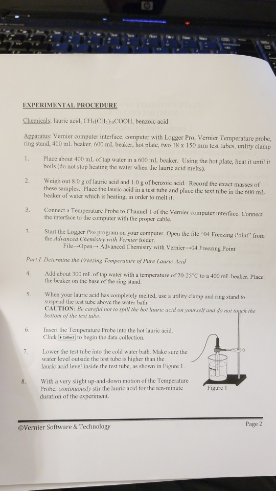 Solved CHEMISTRY 122 LABORATORY EXPERIMENT 7 USING | Chegg.com