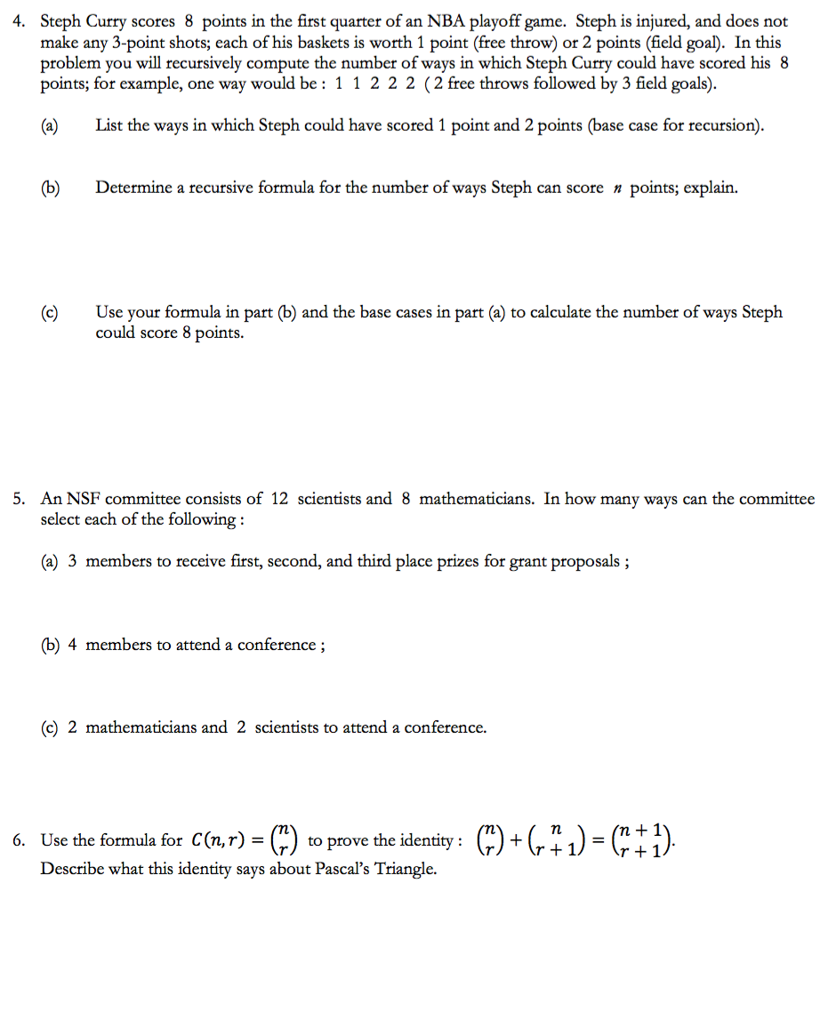 Solved NEED HELP WITH THIS PRACTICE DISCRETE MATH TEST | Chegg.com
