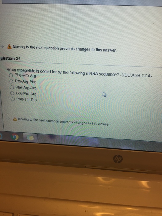 Solved What tripepetide is coded tor by the following mRNA | Chegg.com