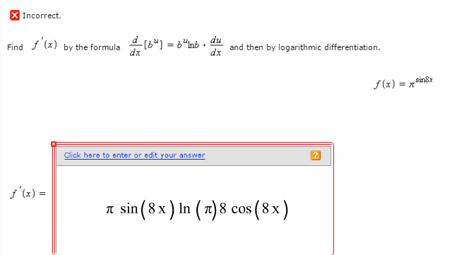 Solved Find dy/dx using the method of logarithmic | Chegg.com