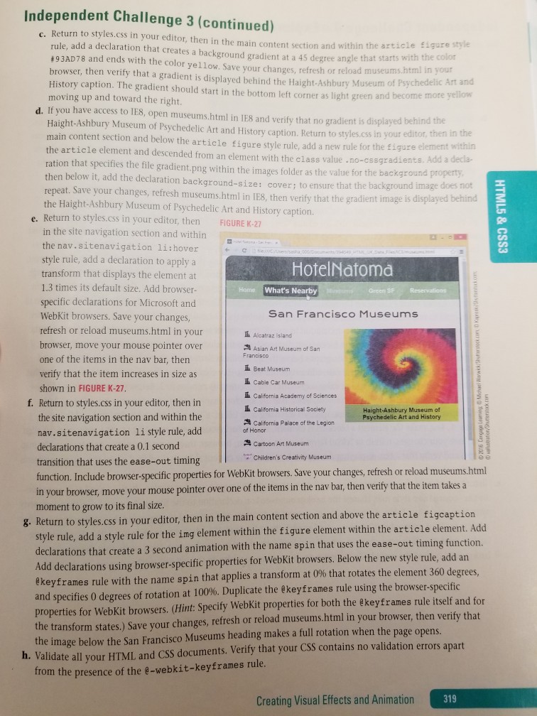 Solved Independent Challenge 3 As you continue to work with | Chegg.com