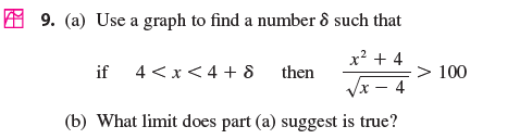 Solved (a) Use a graph to find a number delta such that if | Chegg.com