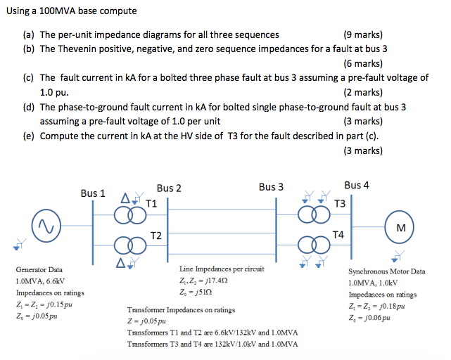 solved-using-a-100mva-base-compute-the-per-unit-impedance-chegg