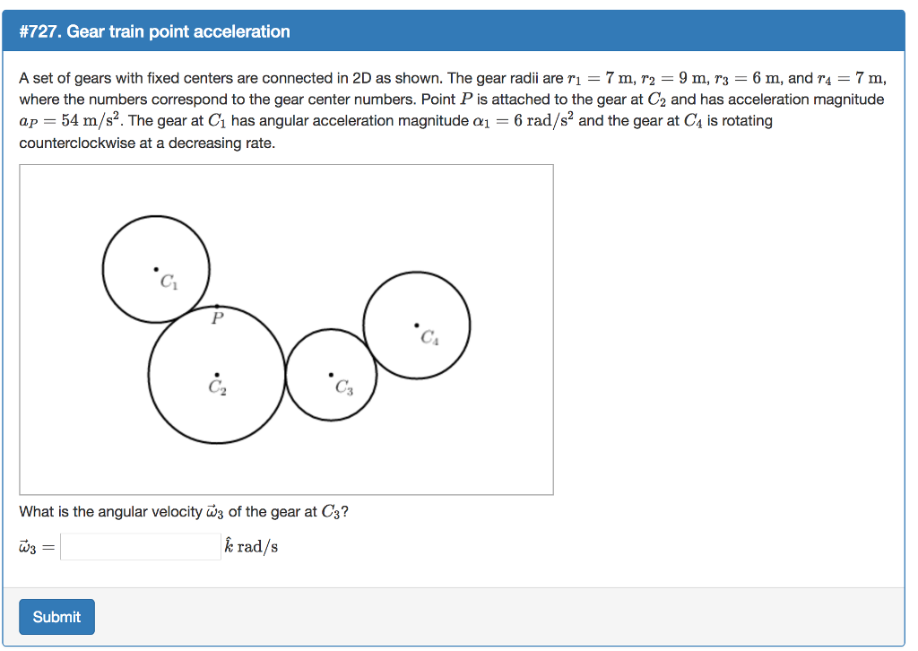 Solved A set of gears with fixed centers are connected in 2D | Chegg.com
