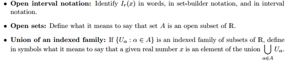Open interval notation: Identify I_r(x) in words, in | Chegg.com