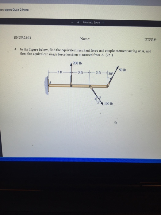 Solved In the figure below, find the equivalent resultant | Chegg.com