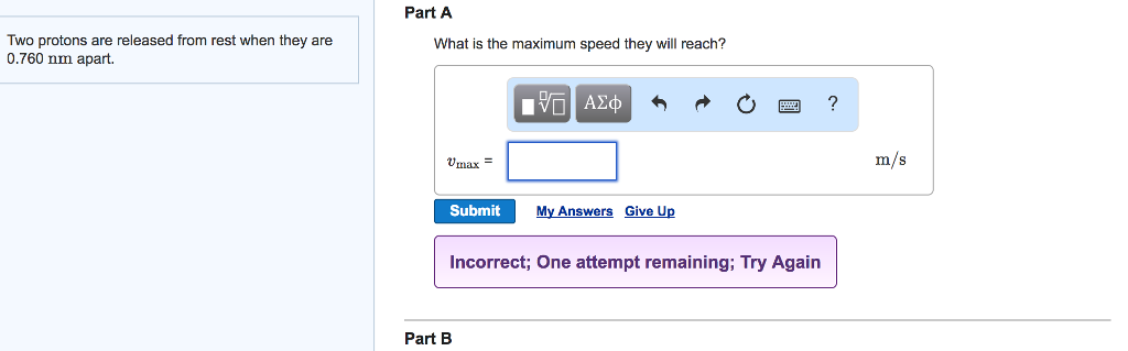 Solved Two protons are released from rest when they are | Chegg.com