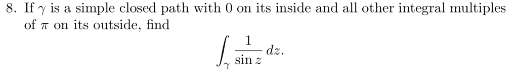 Solved 8, IP, is a simple closed path with 0 on its inside | Chegg.com