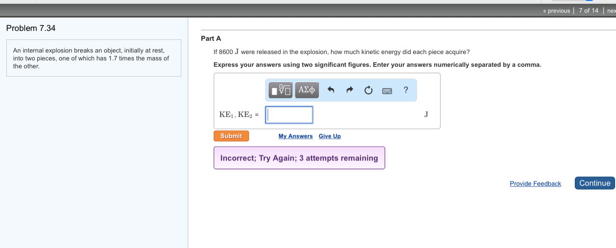 Solved An internal explosion breaks an object, initially at | Chegg.com