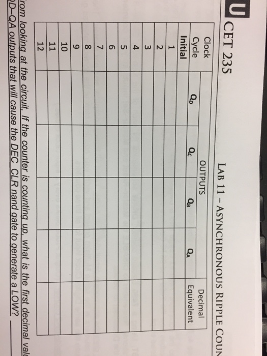 Open the Decade Ripple Counter project. 2. Modify the | Chegg.com