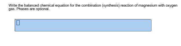 Solved Write the balanced chemical equation for the | Chegg.com