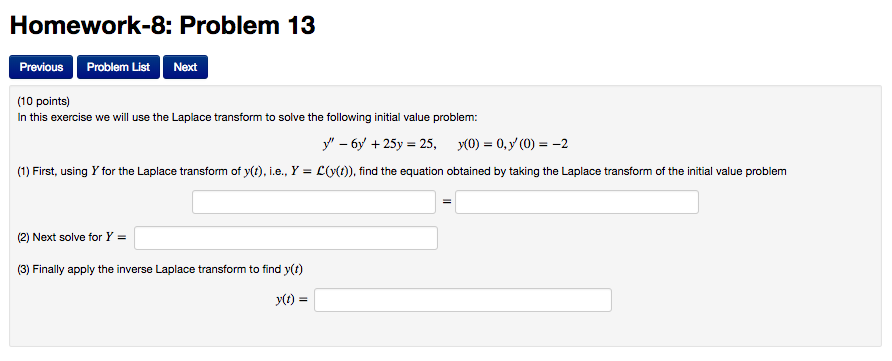 Solved Homework-8: Problem 13 Previous Problem List Next 10 | Chegg.com