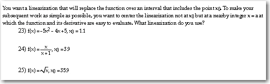 Solved You want a linearization that will replace the | Chegg.com
