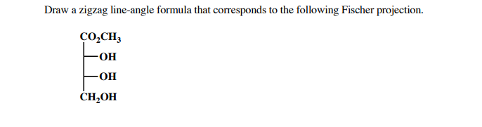 Solved Draw a zigzag lline-angle formula that corresponds to | Chegg.com