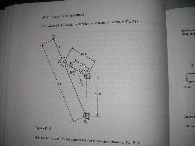 Solved Locate all instant centers for the mechanism shown in | Chegg.com