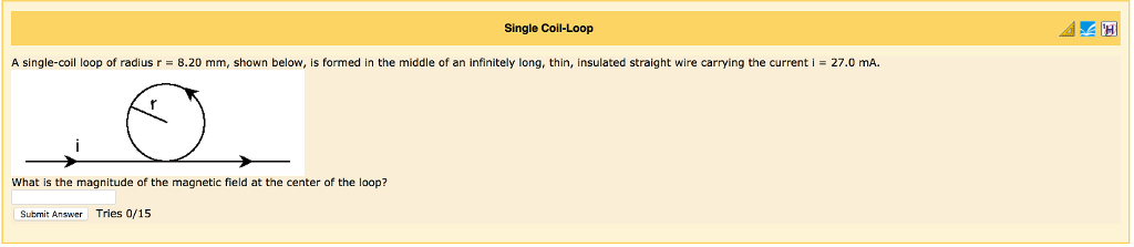 Solved Single Coil Loop A Single Coil Loop Of Radius R 5352