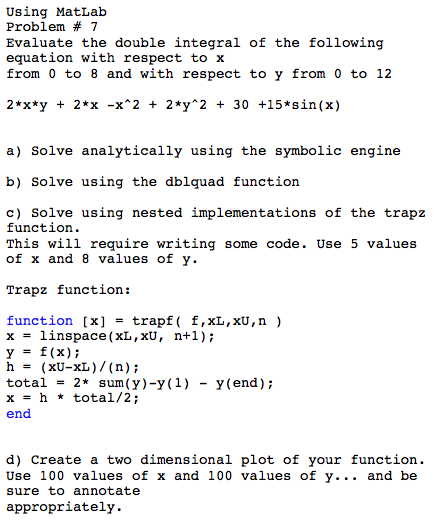 Solved Evaluate the double integral of the following | Chegg.com