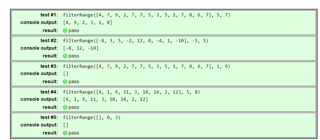 Solved Write A Method Filterrange That Accepts An Arraylist 6098