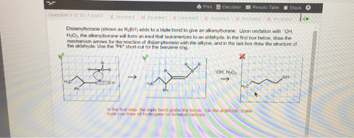 Solved Disiamylberane (shown as R_2BH) adds to a triple bond | Chegg.com