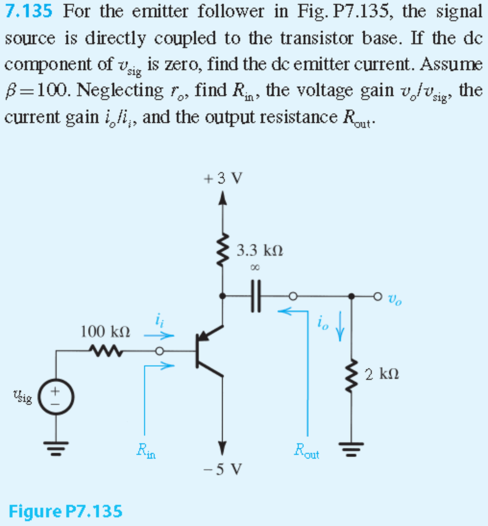 Solved Consider The Emitter Follower Amplifier Shown In Chegg Com | My ... Solved Consider The Emitter Follower Amplifier Shown In Chegg Com | My ...