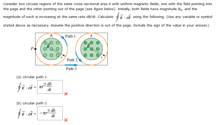 Solved A with uniform magnetic fields, one Consider two | Chegg.com