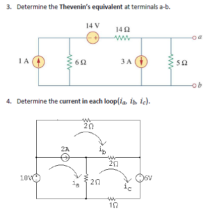Solved Determine the Thevenin's equivalent at terminals a-b. | Chegg.com