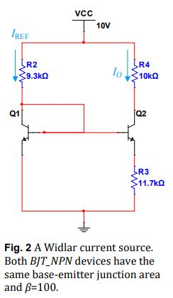 Solved VCC 10V REF R2 9.3kΩ R4 Q1 Q2 R3 11.7k2 Fig. 2 A | Chegg.com