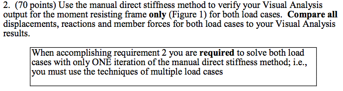 Analyze the prismatic structural steel frames | Chegg.com