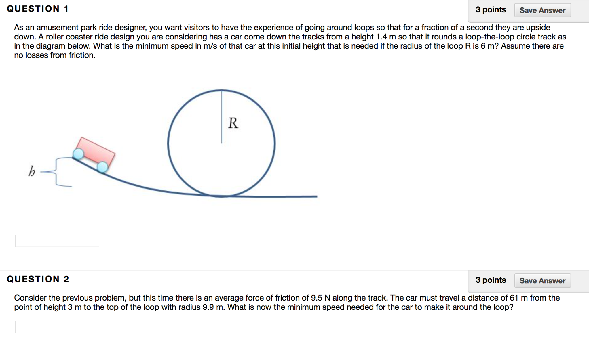 Solved As an amusement park ride designer, you want visitors | Chegg.com