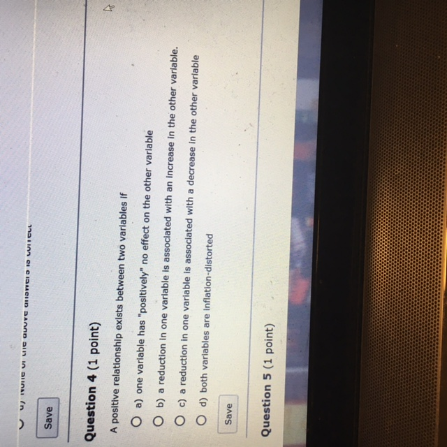 Solved A positive relationship exists between two variables | Chegg.com