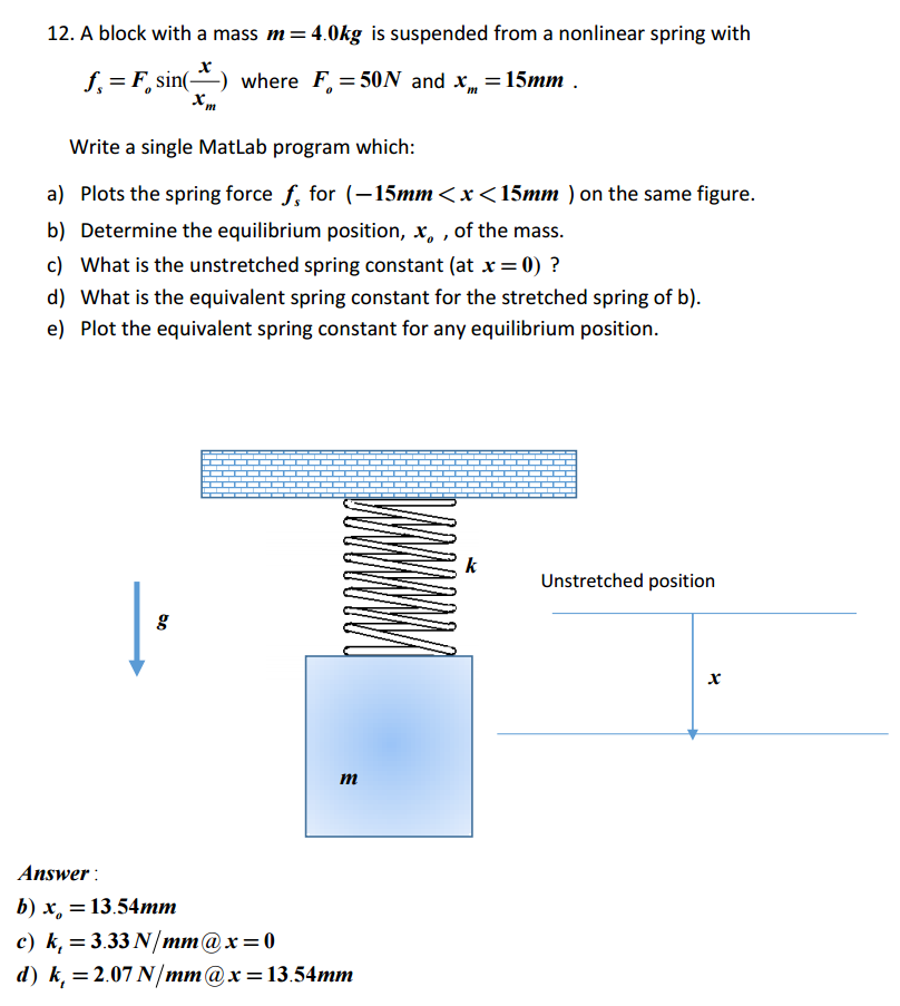 Solved DO ALL PROB 13 (USE 12 FOR REFERENCE TO SOLVE PROB | Chegg.com