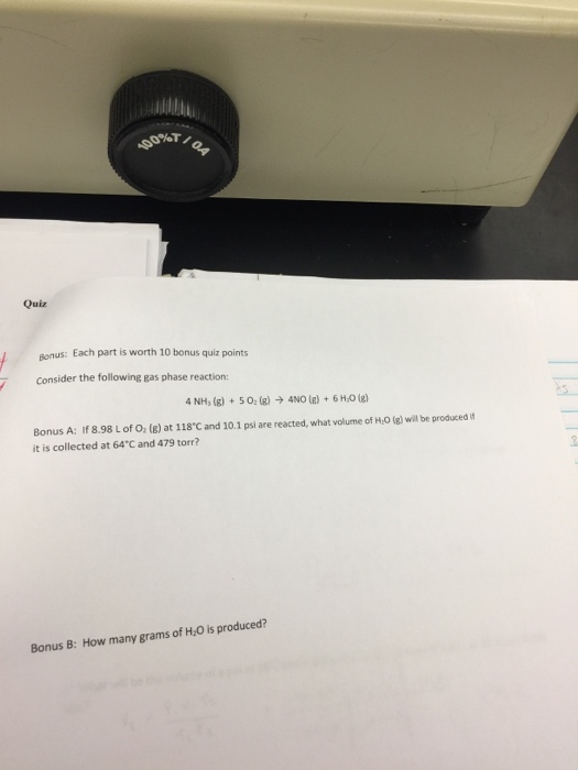 Solved Consider the following gas phase reaction: 4NH_3(g) | Chegg.com
