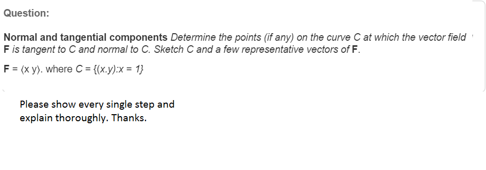 Solved Normal And Tangential Components Determine The Points