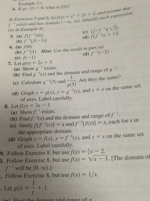 Solved In Exercises 5 and 6, let f(x) = x^3 + 2x + 1, and | Chegg.com