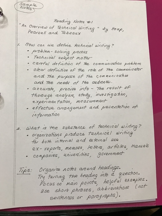 How can we define technical writing? problem solving | Chegg.com