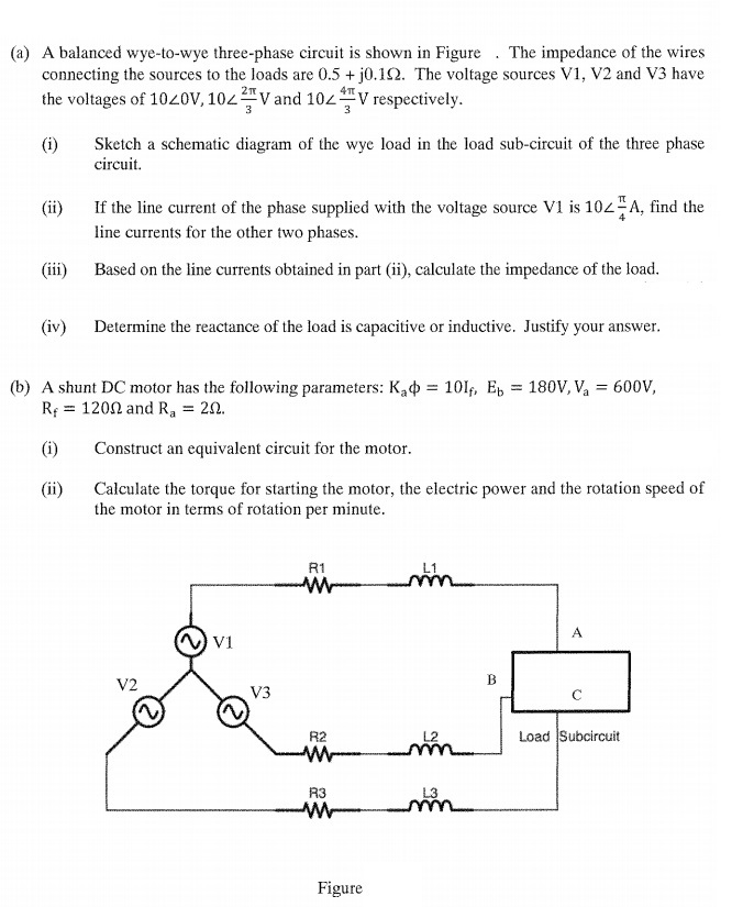 Solved Please answer the questions below about 3-phase | Chegg.com