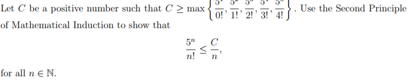 Solved 01,ー, 2!' 3!, ī 〈 . Use the Second Principle of | Chegg.com
