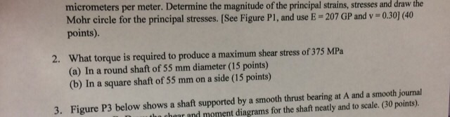 Solved Design of machine elements | Chegg.com