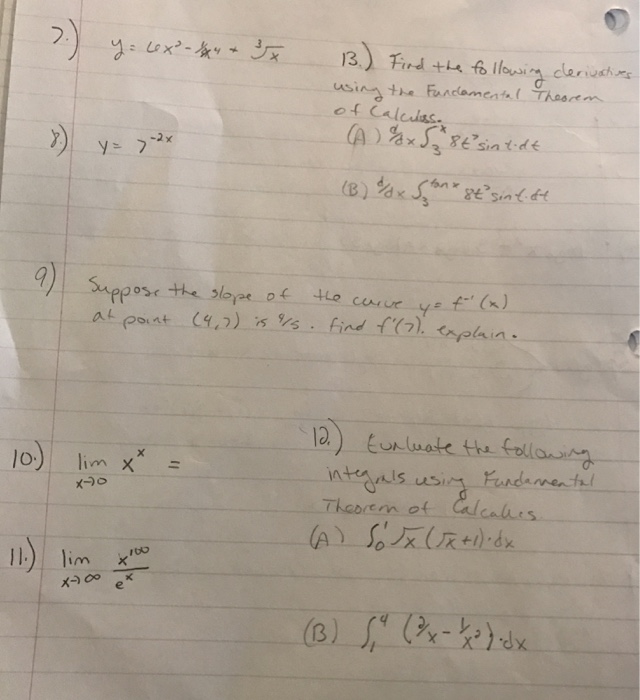 Solved Lim xs_7xa ti2Y 2) lim 3-0 4), logs x2+3lea s xz logs | Chegg.com