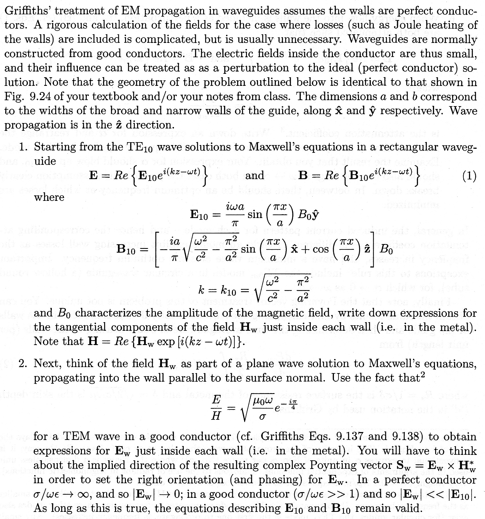 Electromagnetic Fields and Waves: | Chegg.com